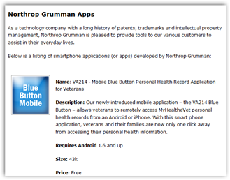 Blue Button Mobile Available for Veterans to Download and View Personal ...